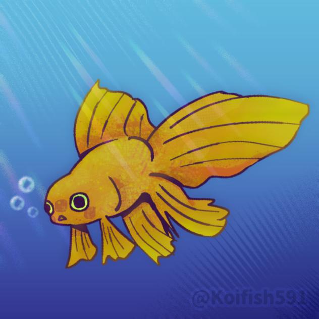 Dumbass goldfish - ibisPaint