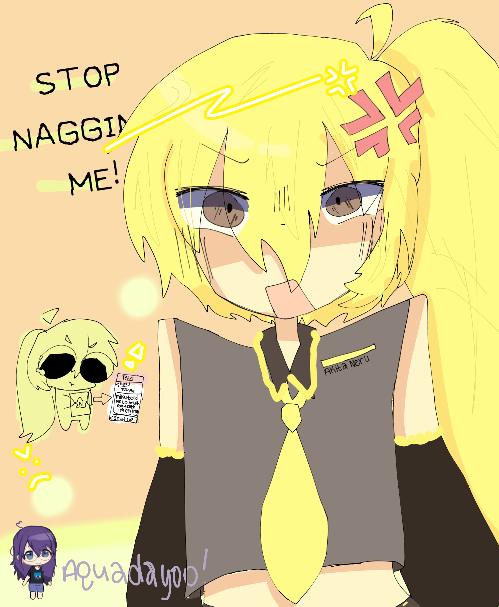 STOP NAGGING ME!! - ibisPaint