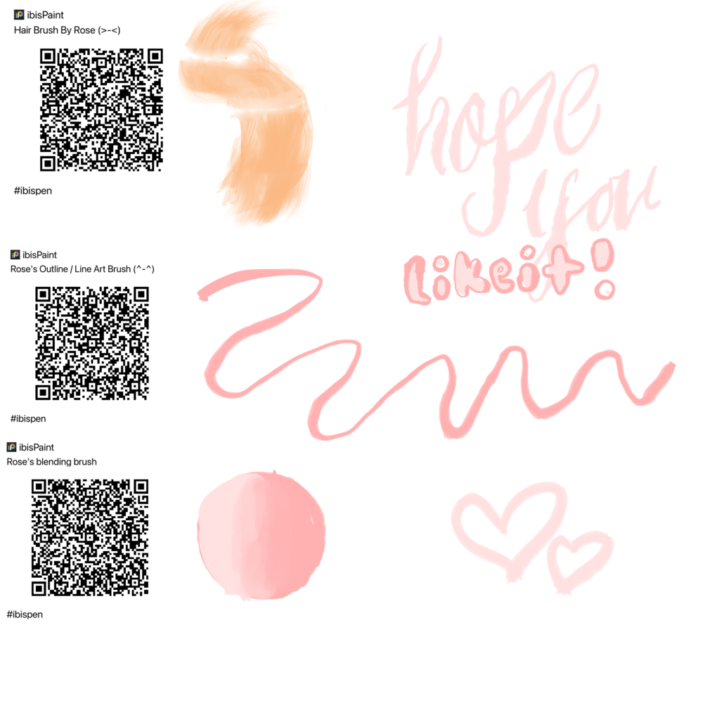 My brushes (don’t copy) - ibisPaint