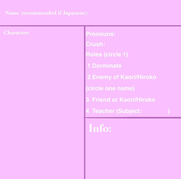 Character sheets for UE - ibisPaint