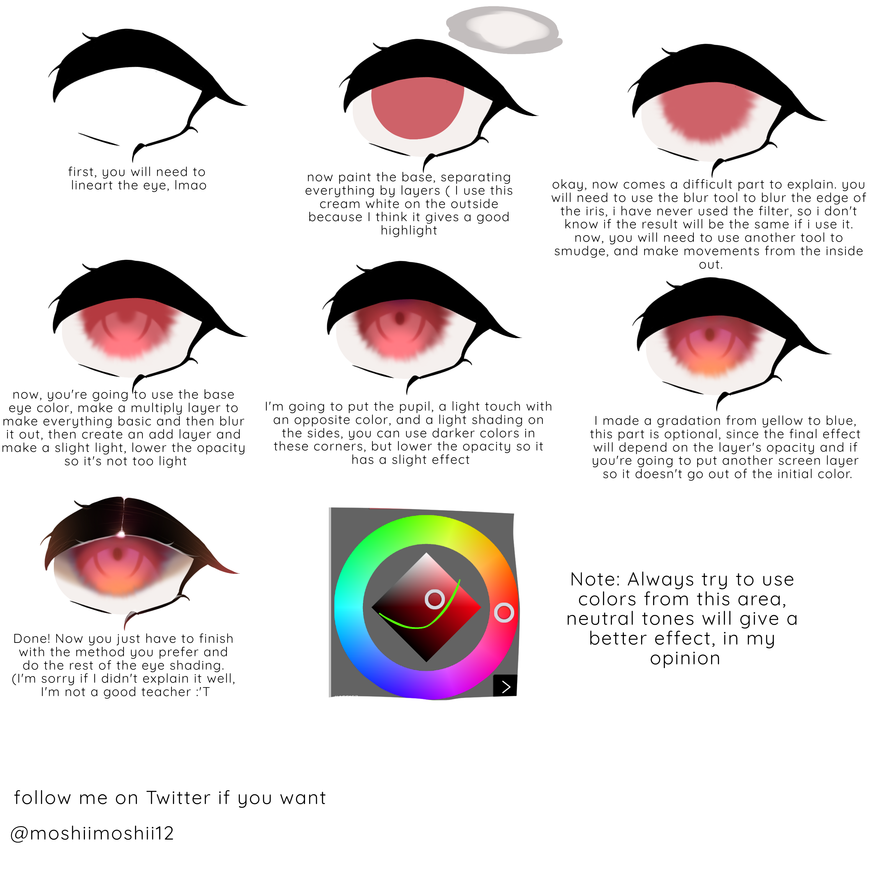 eye shading tutorial (Bruh, that's poor- - ibisPaint
