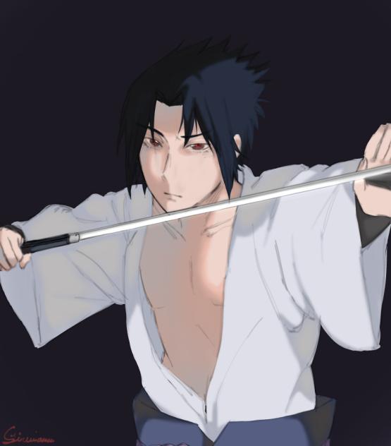 Sasuke uchiha ( DAY 3 ) - ibisPaint