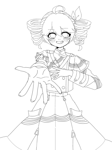 重音テト線画！ - ibisPaint