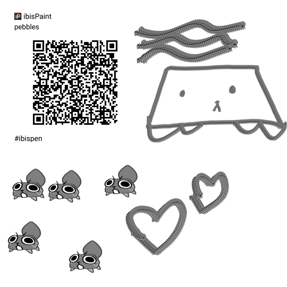 pebbles brush - ibisPaint