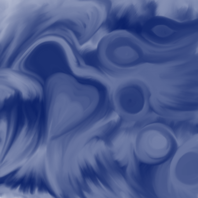 Blue and White Abstract - ibisPaint