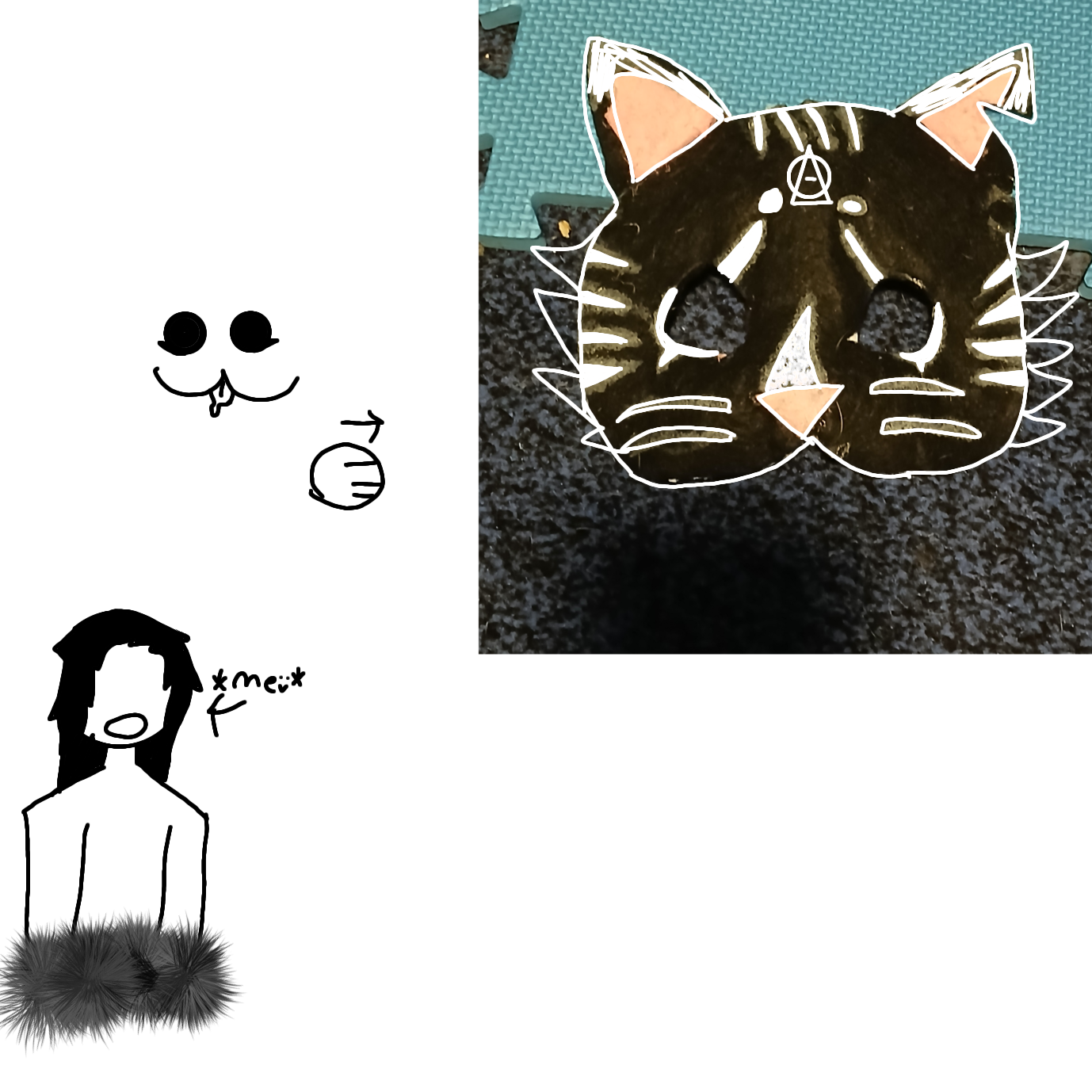 mah, first mask!! - ibisPaint