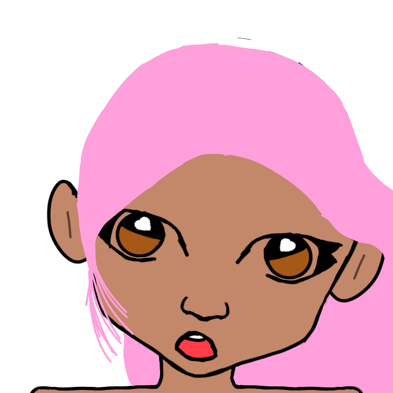 Pink haired - ibisPaint