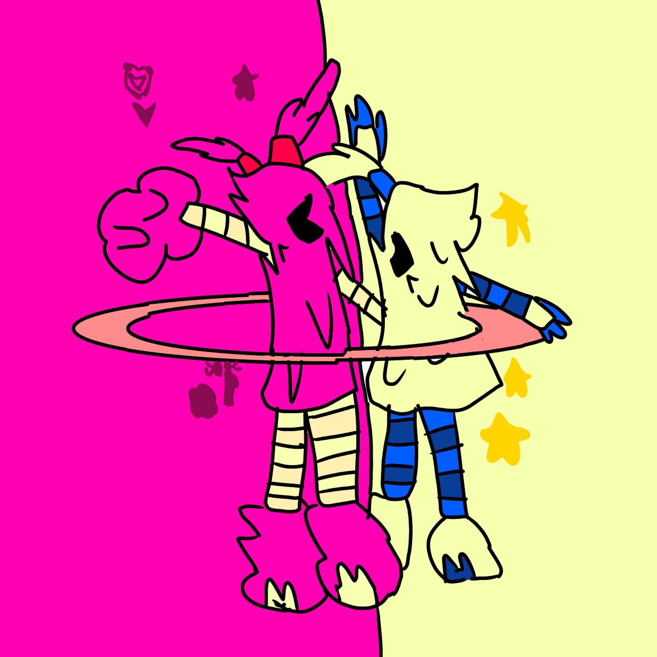 pompom & hoola - ibisPaint