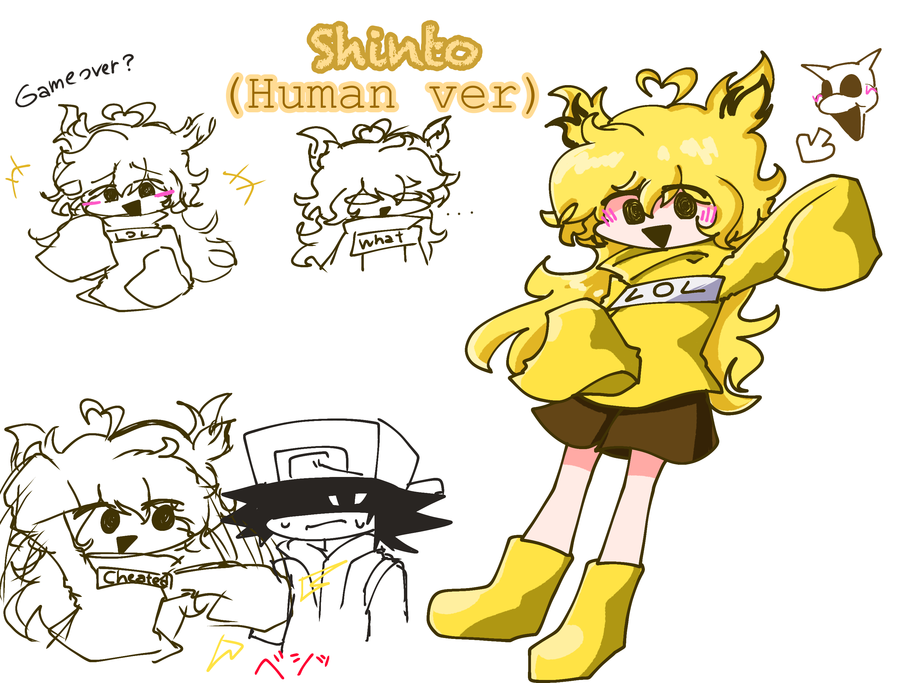 Shinto(Human ver my design) - ibisPaint