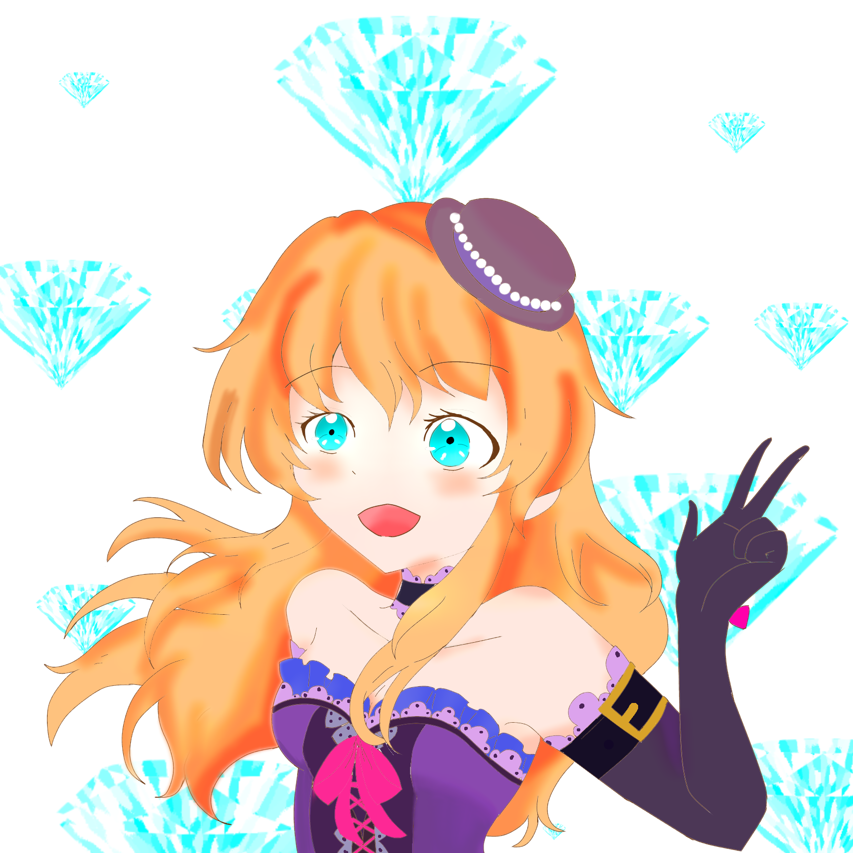 Nozomi Amano (Fanart) - ibisPaint