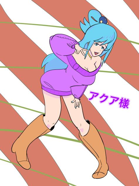 Konosuba Aqua - ibisPaint