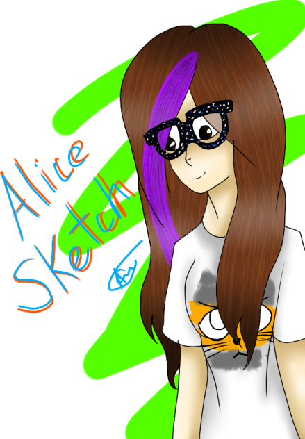 Alice Sketch (remake) - ibisPaint