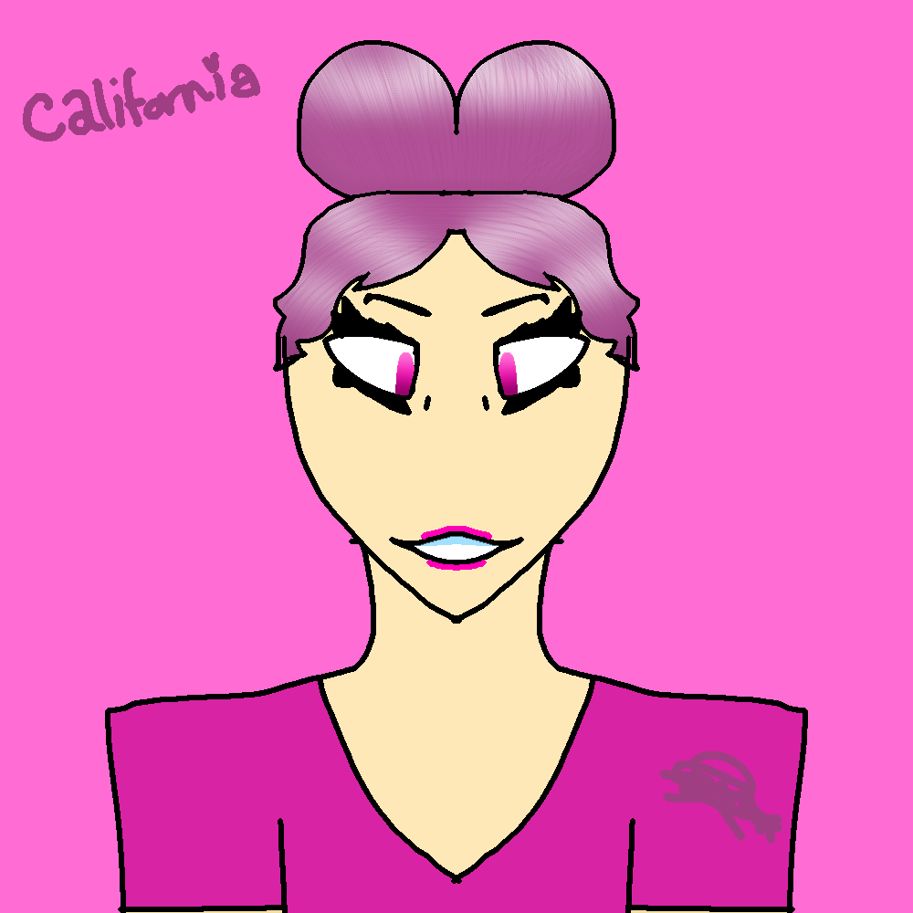California as a human - ibisPaint
