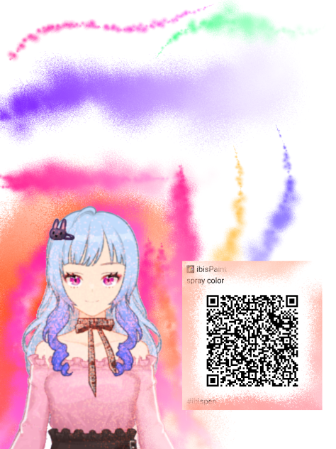 spray brash multiple colour - ibisPaint