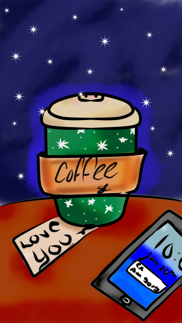 coffee night - ibisPaint