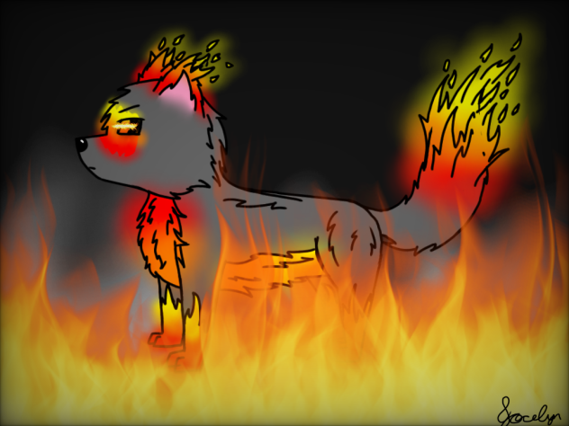 Fire Wolf Speed Paint - ibisPaint