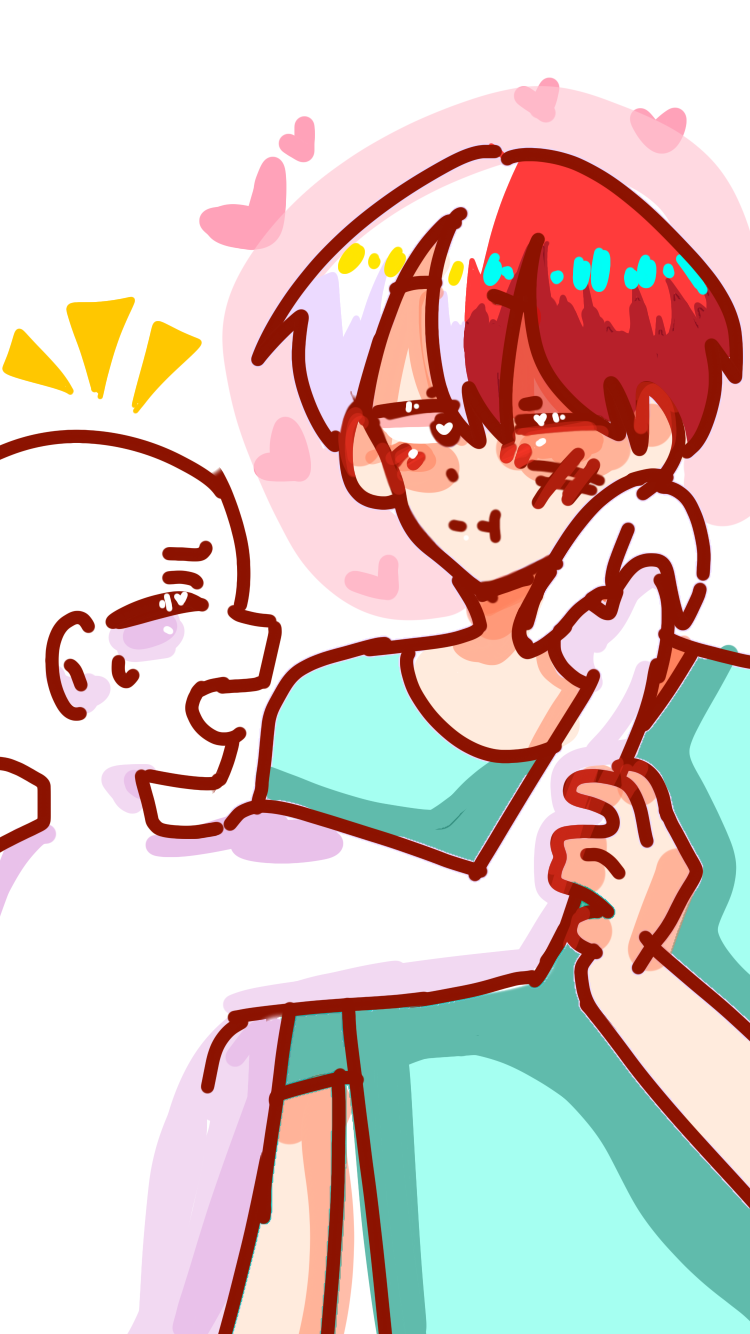 Your oc x Todoroki - ibisPaint