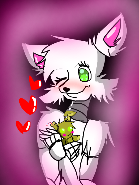 luna and springtrap plushie - ibisPaint