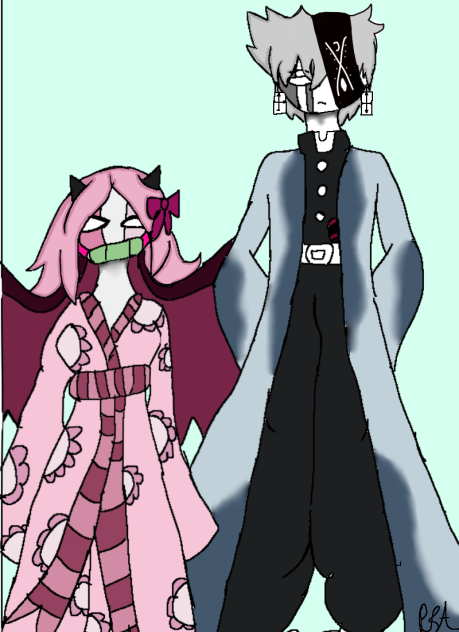 Mid-fight masses X demon slayer - ibisPaint