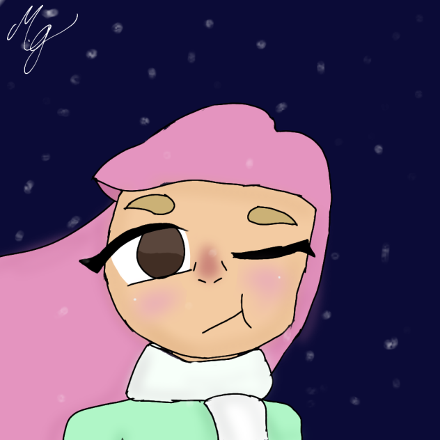 Winter night - ibisPaint