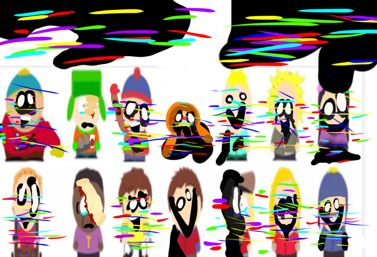 Pibby glitch South Park update - ibisPaint