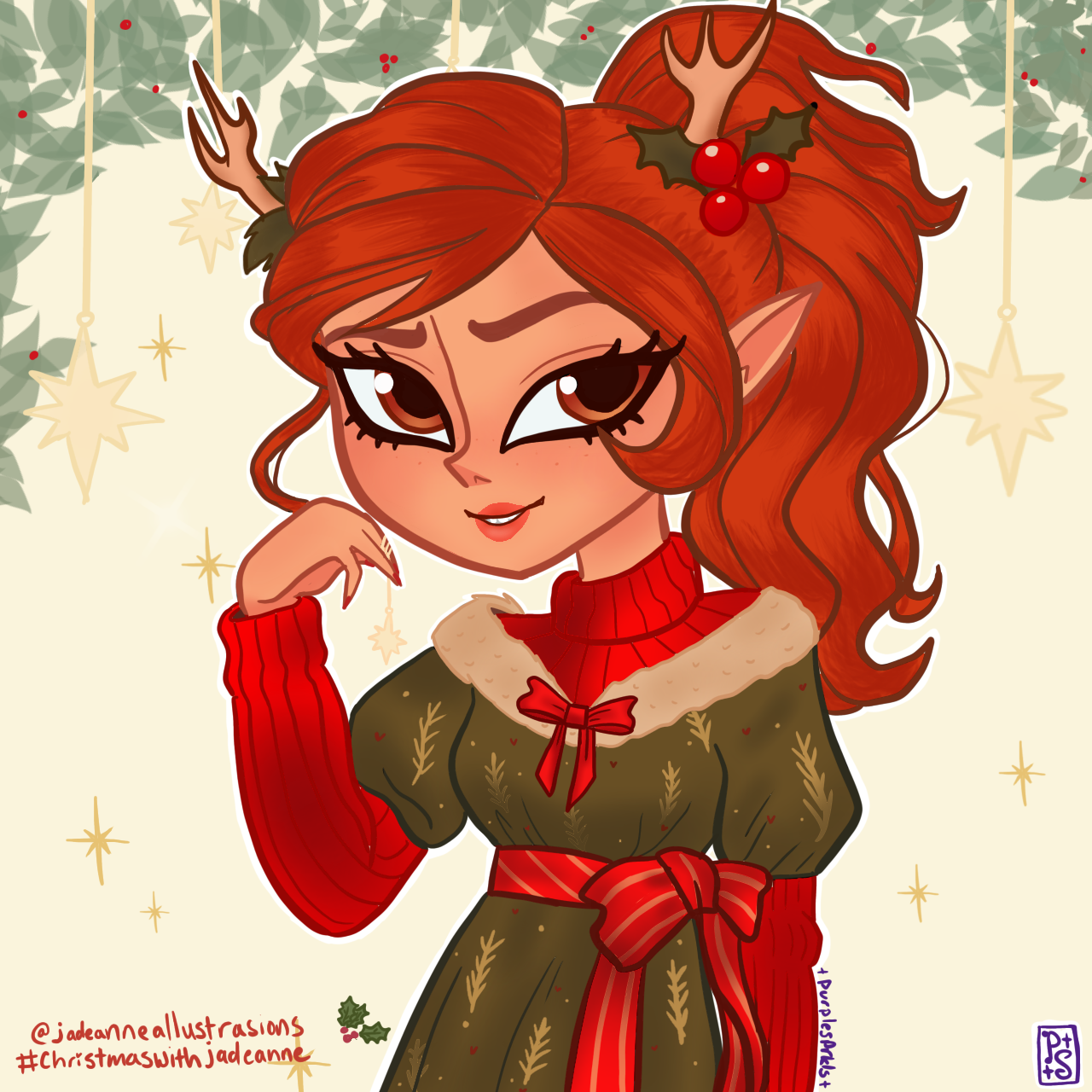 Festive Girl - ibisPaint
