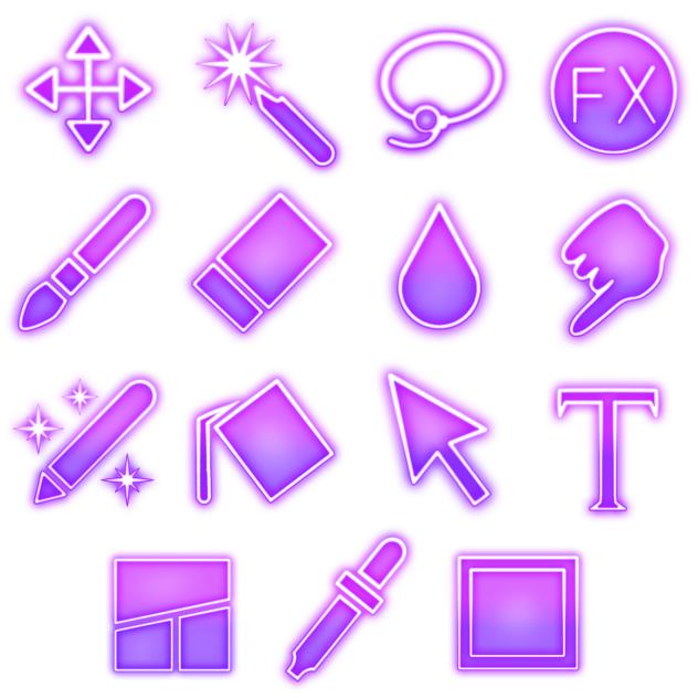 Ibis Paint tools neon signs 2b - ibisPaint