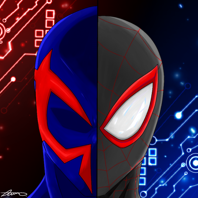 Spiderman 2099 vs Spiderman (Miles) - ibisPaint