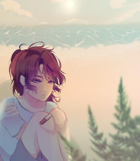 contemplating - ibisPaint