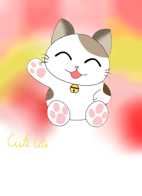 Cute cat - ibisPaint