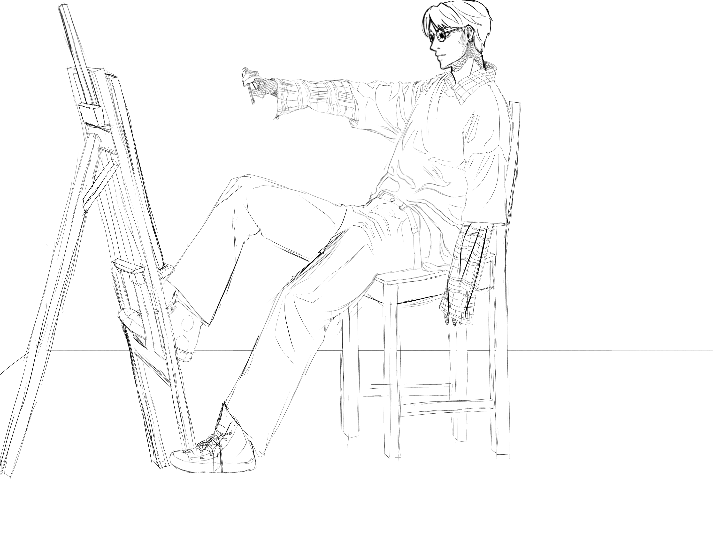 Tinčica DTIYS rough draft - ibisPaint