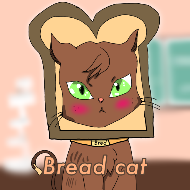 Bread cat meme - ibisPaint