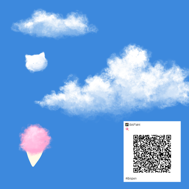 cotton candy brush - ibisPaint