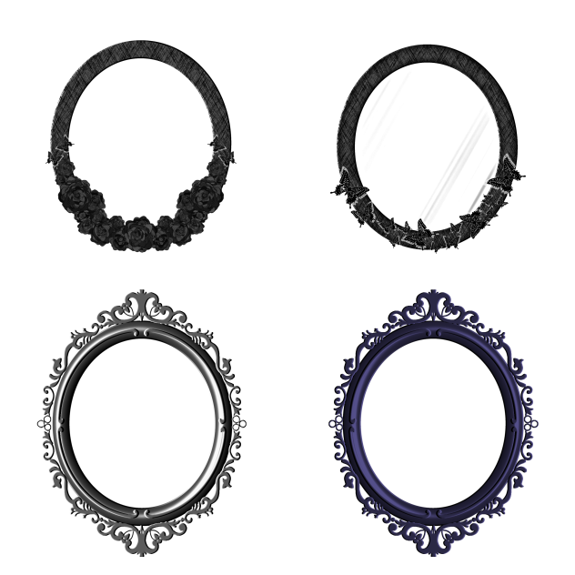 Gothic Mirror frame - ibisPaint