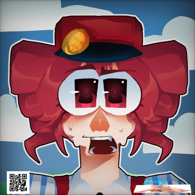 Kasane thousand yard stare - ibisPaint