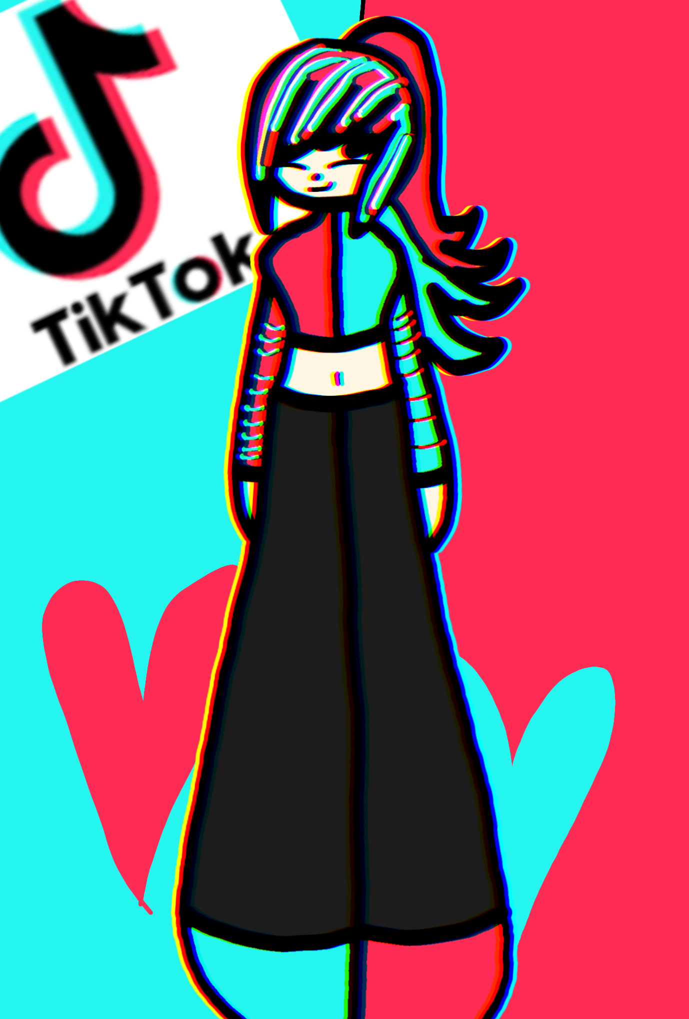 TikTok!TW glitching - ibisPaint