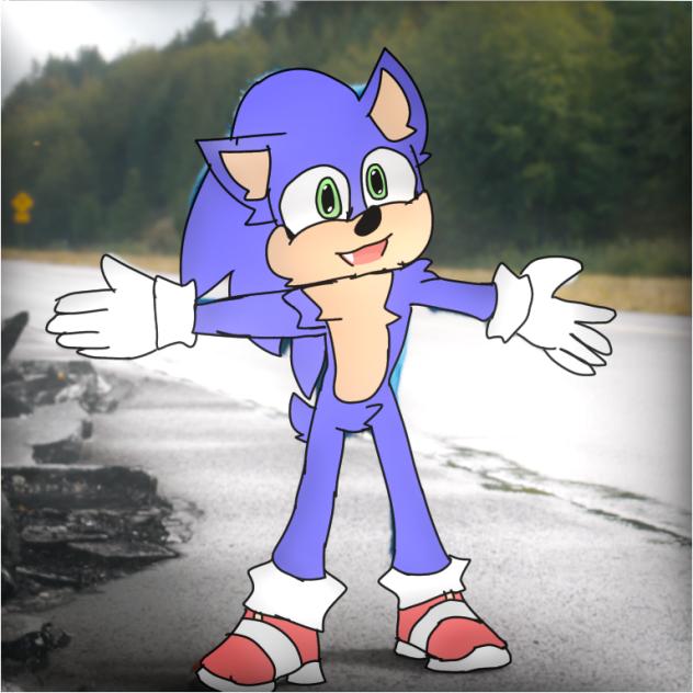Sonic movie - ibisPaint