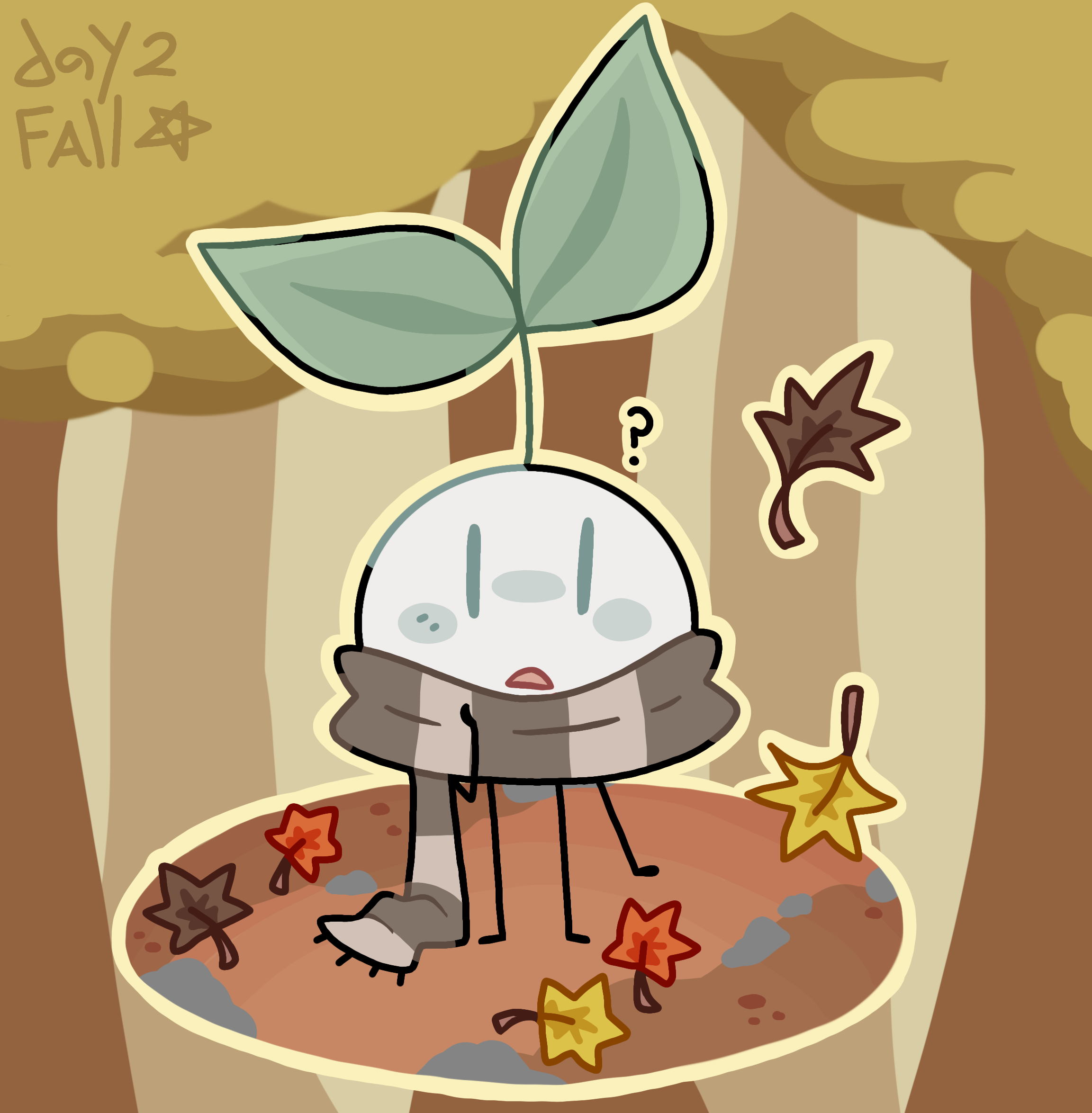 QUAZARTOBER}} day 2, fall - ibisPaint