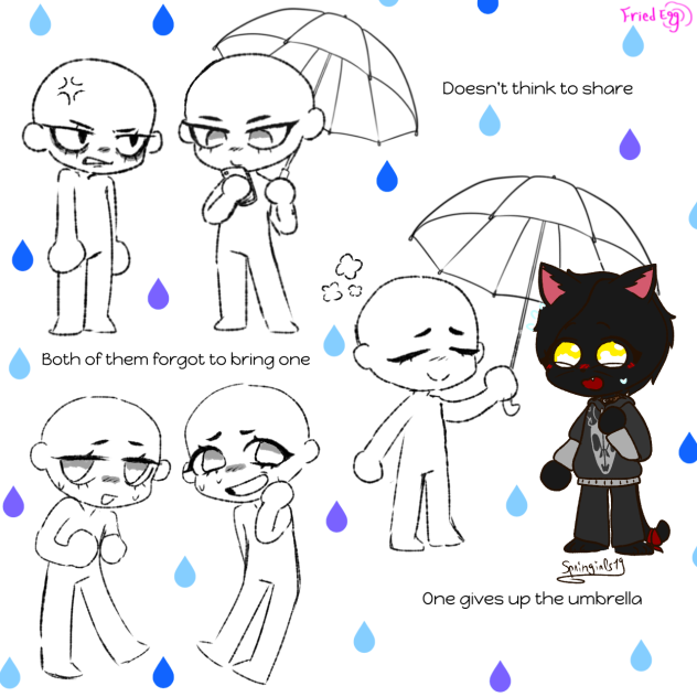 umbrellas collab - ibisPaint