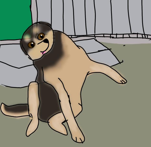 The Gas Station Doggo - ibisPaint