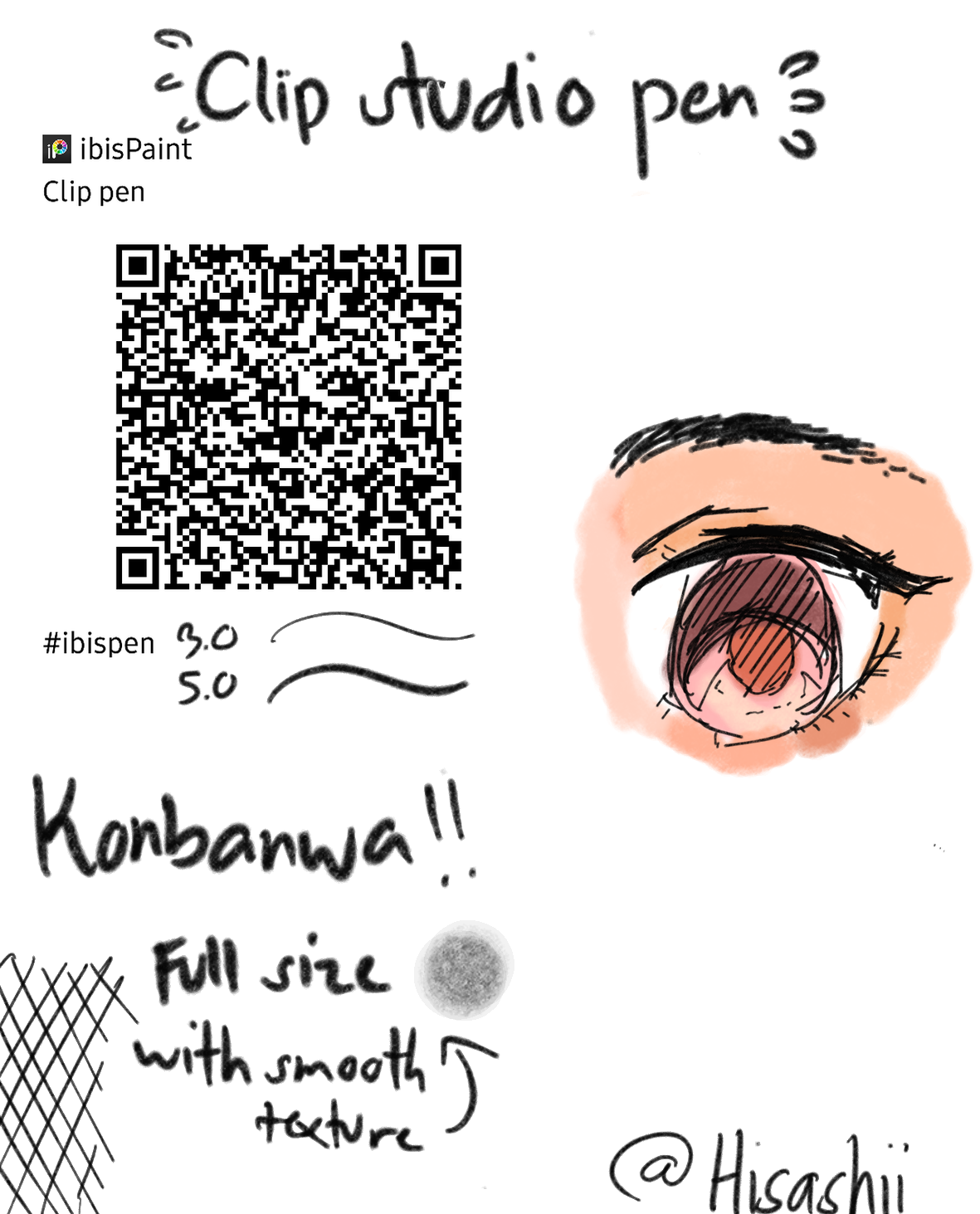 clip studio paint brush pen - ibisPaint