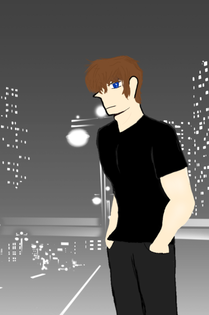 Shawn Jarvis on a street - ibisPaint