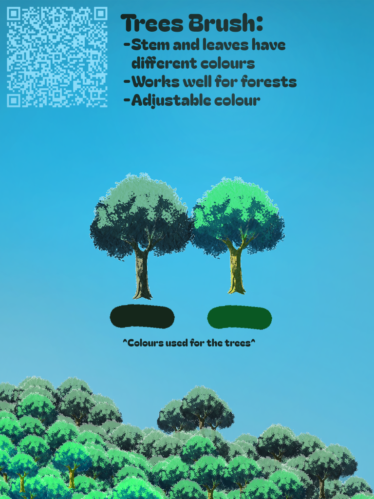 Trees brush - ibisPaint