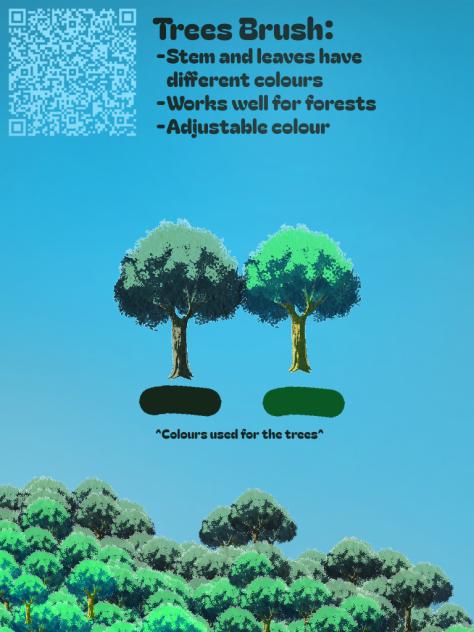 Trees brush - ibisPaint