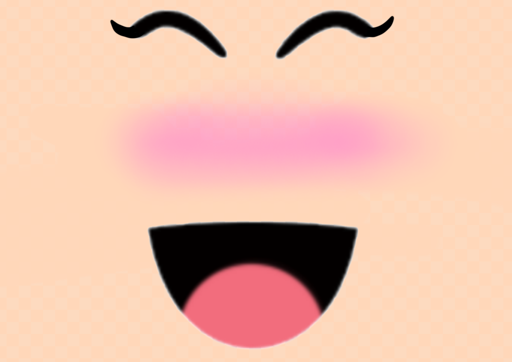 cute roblox face - ibisPaint