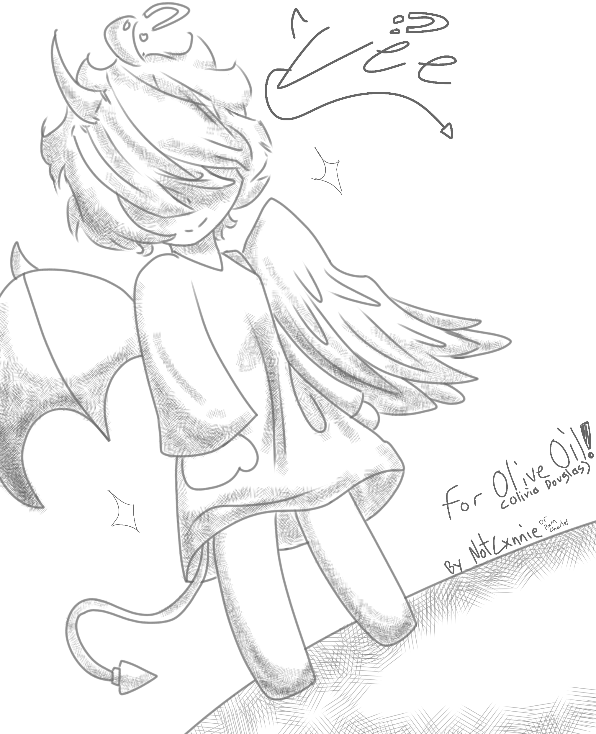 GIFT FOR OLIVIA DOUGLAS! (Olive Oil) - ibisPaint