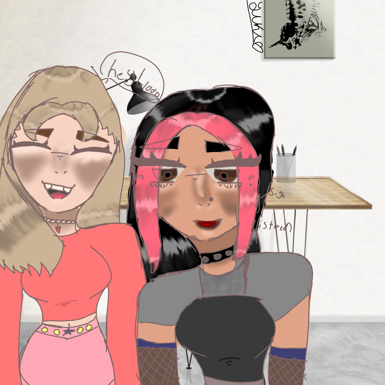 Two different styles - ibisPaint