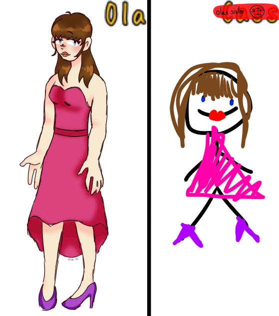 Me & my sister - ibisPaint