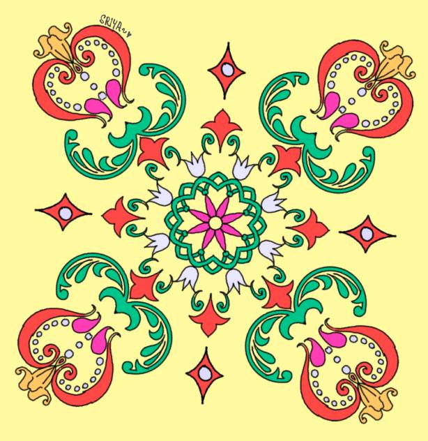 Mandala Art🎨 16 - ibisPaint