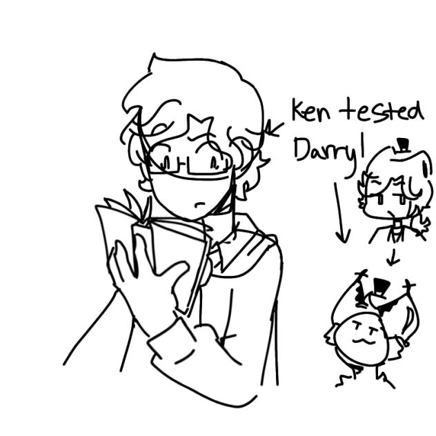 A sketch of 2 random OCs - ibisPaint